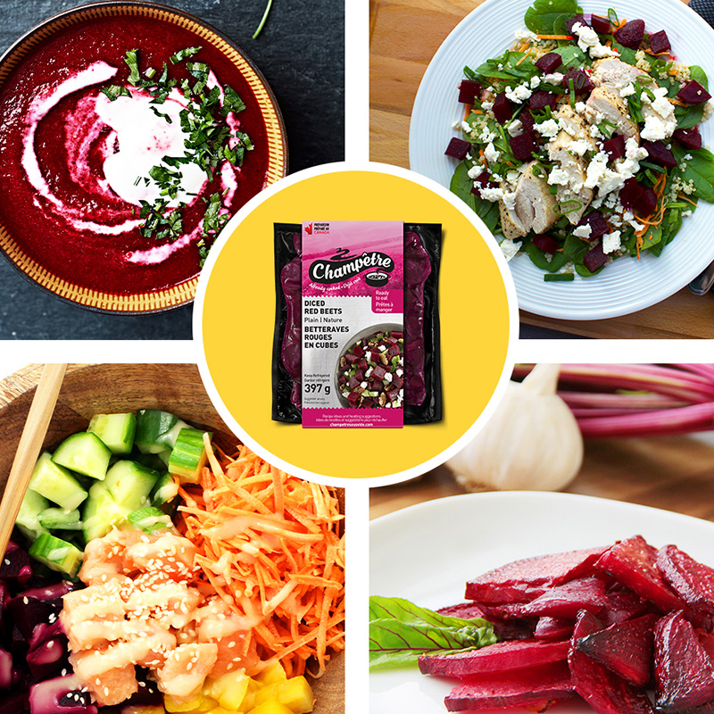 Betteraves cuites en cubes - Mouvement J’aime les fruits et légumes