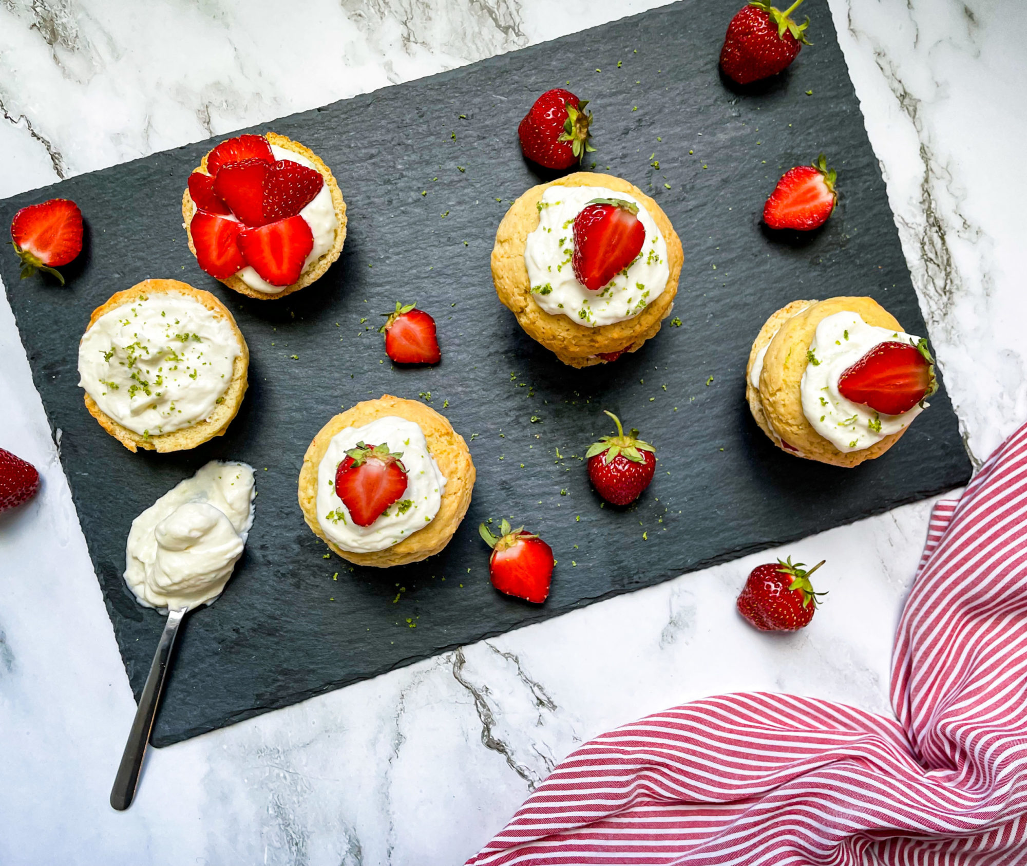 Mini-shortcakes aux fraises - Mouvement J’aime les fruits et légumes