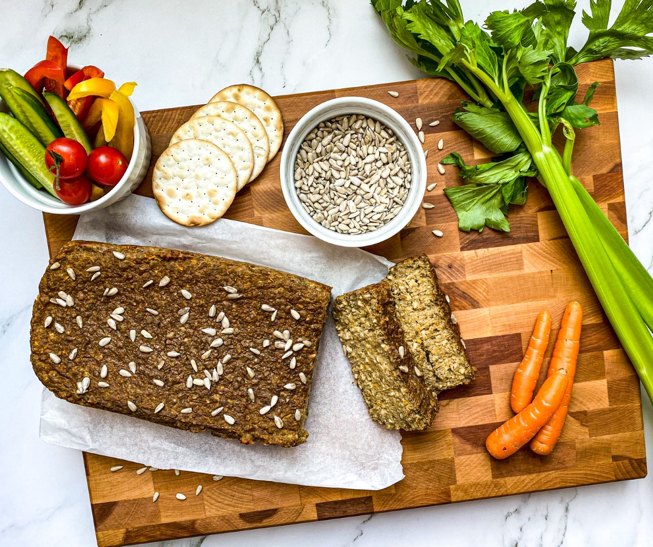Végé-pâté aux graines de tournesol et légumes - Mouvement J’aime les ...
