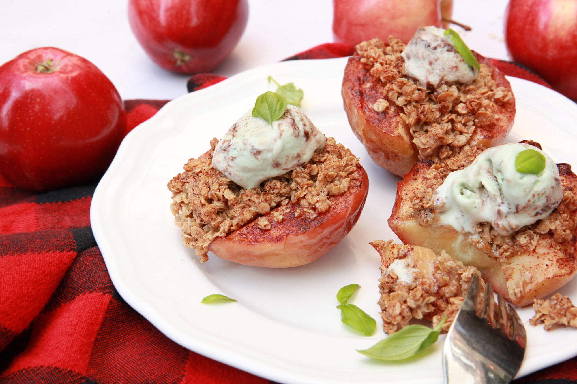 Pommes farcies style tarte aux pommes à la friteuse à air - Mouvement J ...