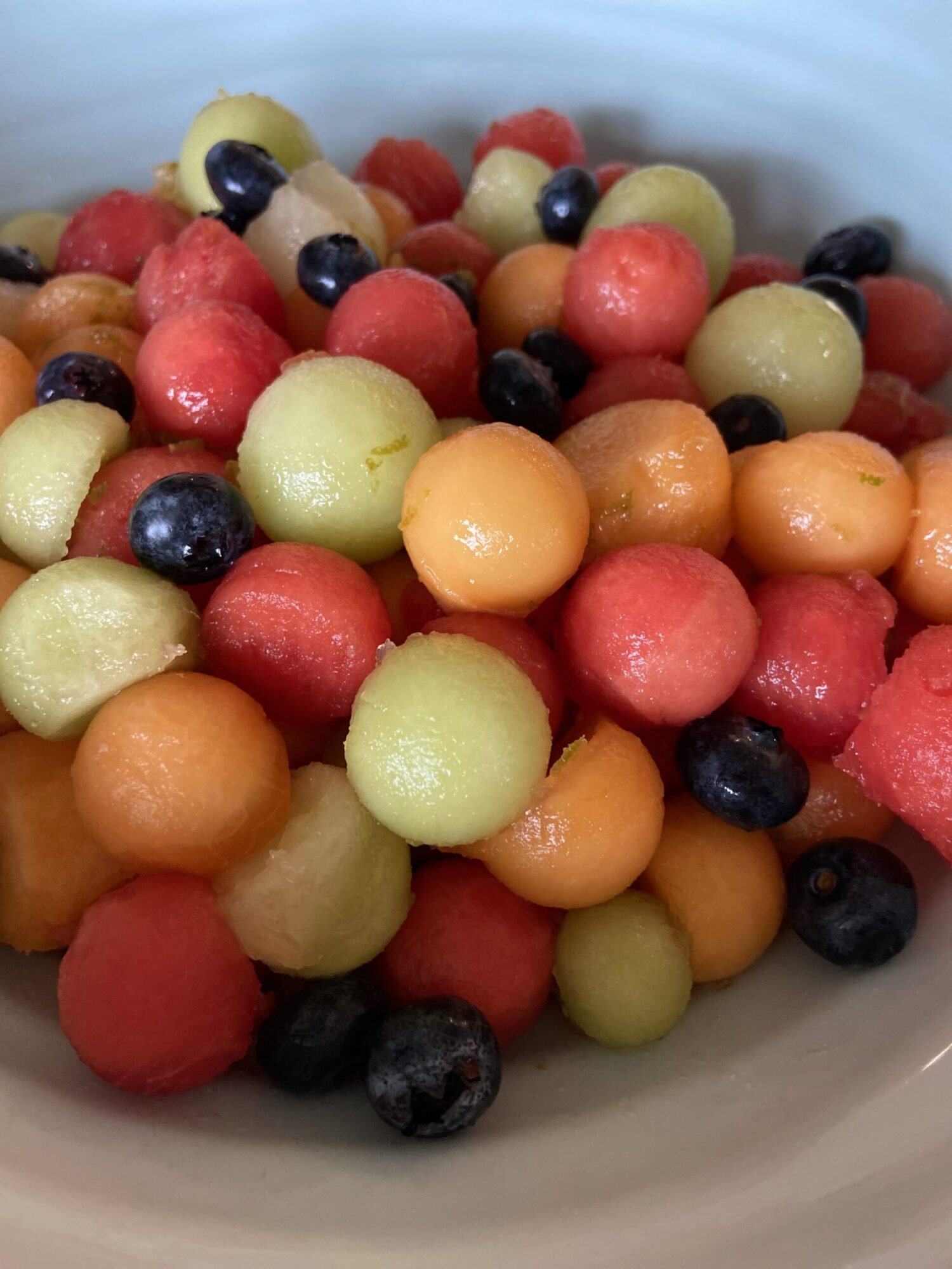 Boules de trois melons - Mouvement J’aime les fruits et légumes