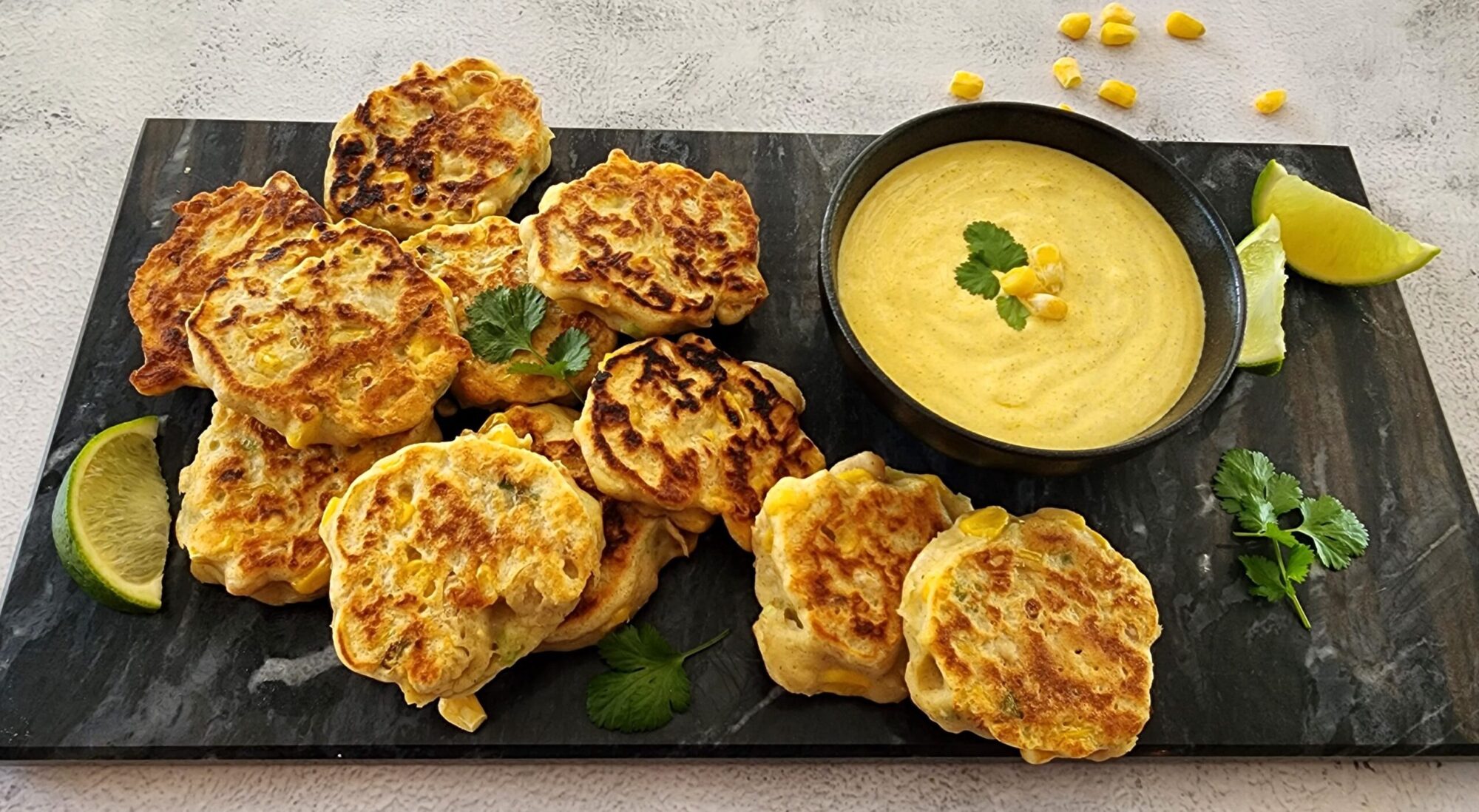 Croquettes de maïs et sauce au cari - Mouvement J’aime les fruits et ...